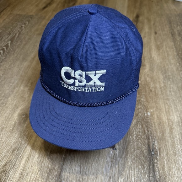 American Vintage | Accessories | True Vintage 8s Csx Railroad Hat Navy ...